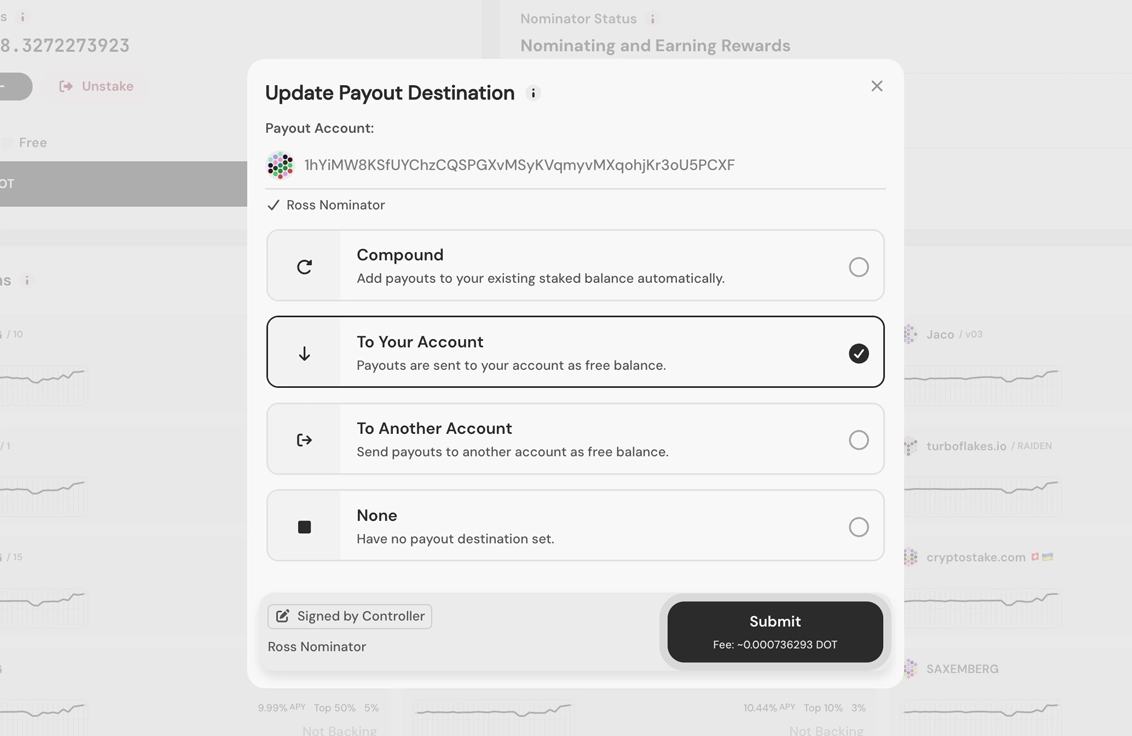 Stake DOT - Polkadot Cloud Staking Dashboard